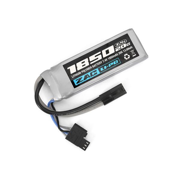 ジーフォース ZAC LiPo 7.4V 1850mAh ミニS互換サイズ 電動ガン用充電バッテリー ZAC251■メーカー：ジーフォース(G-Force)