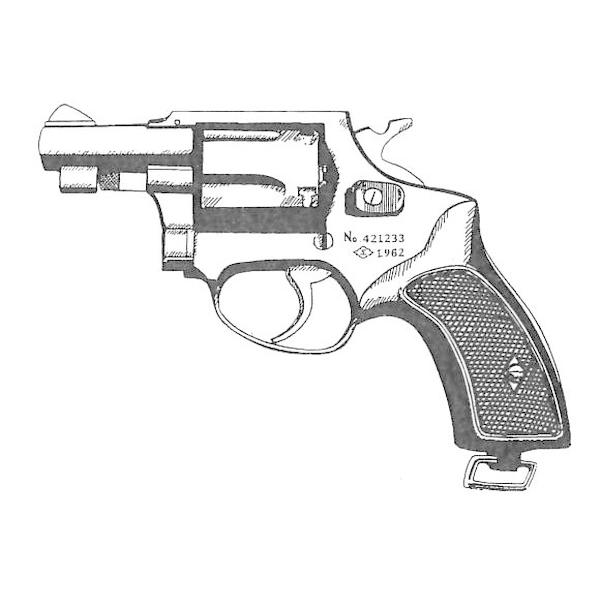 A!CTION ニューナンブM60 51mm 1962年製造モデル HW モデルガン 完成品■メーカー：アクション(A!CTION)