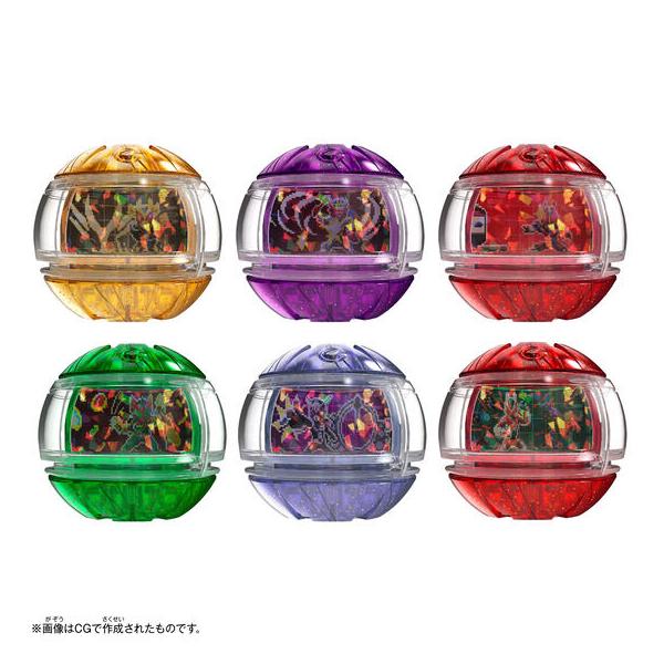 【BOX販売】　仮面ライダーゼッツ　DXレジェンドライダーカプセムランダムボックス キラキラver.03　BOX　6個入■メーカー：BANDAI