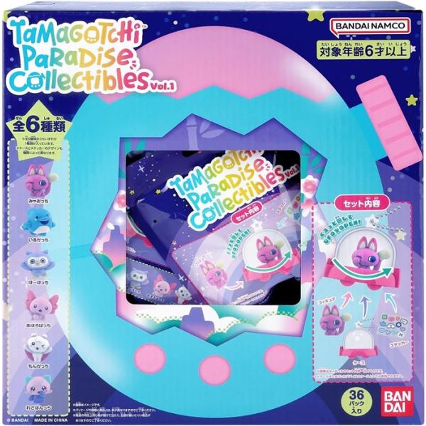 【発売日：2026年05月16日】Tamagotchi Paradise Collectibles Vol.1　BOX　36パック入り　たまごっちパラダイス コレクタブルズ■メーカー：バンダイ(BANDAI)