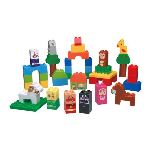 アンパンマン　はじめてのどうぶつブロックバケツL 対象年齢：1.5歳から■メーカー：バンダイ(BANDAI)