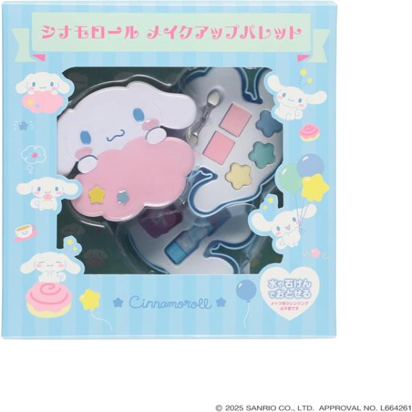 【発売日：2026年05月09日】シナモロールメイクアップパレット　(メイクセット キッズ ネイル 女の子 キッズコスメ ギフト)■メーカー：レイス(Race)