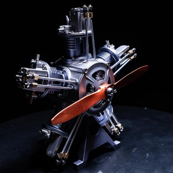 Flukeforest 星形 5気筒 エンジンモデル 組立キット エンジン模型 FA-5C■メーカー：Flukeforest