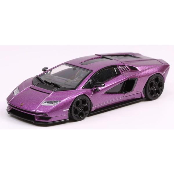 HUNG HING TOYS 1/64 ランボルギーニ カウンタック LPI 800-4 ヴィオラ 30周年 パープル 完成品ダイキャストミニカー  HS00305■メーカー：HUNG HING TOYS