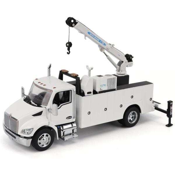 ダイキャストマスター 1/50 Kenworth T380 オートクレーン ホワイト 完成品ダイキャストミニカー 71212■メーカー：ダイキャストマスター(DIECAST MASTERS)