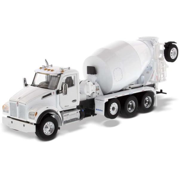 DIECAST MASTERS 1/50 Kenworth T880 SBFA with McNeilus BridgeMaster Mixer - White cab 完成品ダイキャストミニカー 71081■メーカー：ダイキャストマスター...