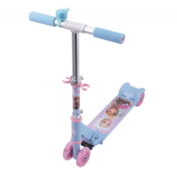 軽量/コンパクトで手軽に折りたためる、子どもにも大人にもうれしい4輪キックスケーター「イージースケーターシリーズ」！「アナと雪の女王」デザインです。前輪が光ります。■パッケージサイズ：185×450×120 mm■対象年齢：3歳〜6歳■メー...