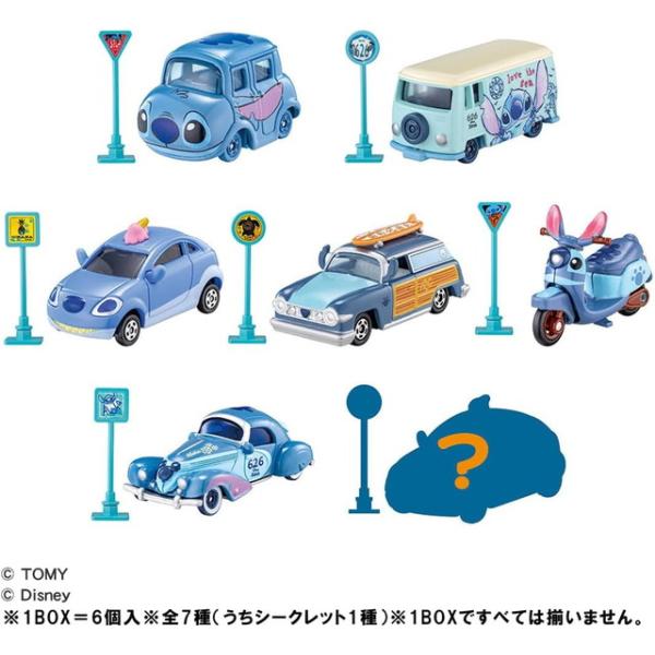 【発売日：2026年09月19日】【BOX販売(6ヶ入)】トミカ ディズニーモータース TOMICA TUNES DISNEY CHARACTERS Vol.3 STITCH COLLECTION (シークレット有)■メーカー：タカラトミー...