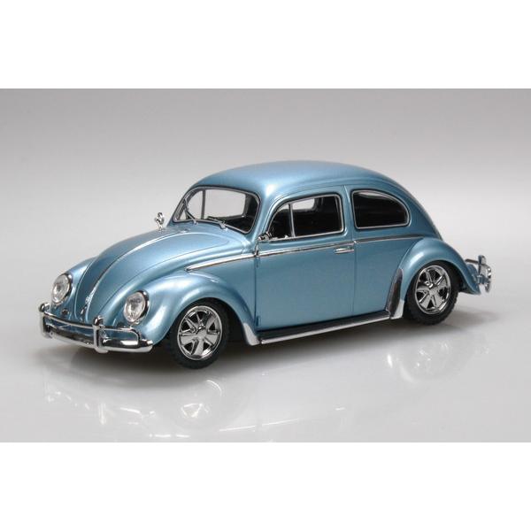 【発売日：2026年05月31日】アオシマ 1/32 楽プラ スナップキット No.20CU-SS フォルクスワーゲン ビートル カスタム(ストラトシルバー) プラモデル■メーカー：青島文化教材社(AOSHIMA)