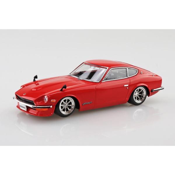 アオシマ 1/32 楽プラ スナップキット No.15CU-RD ニッサン S30フェアレディZ カスタム(レッド) プラモデル■メーカー：青島文化教材社(AOSHIMA)
