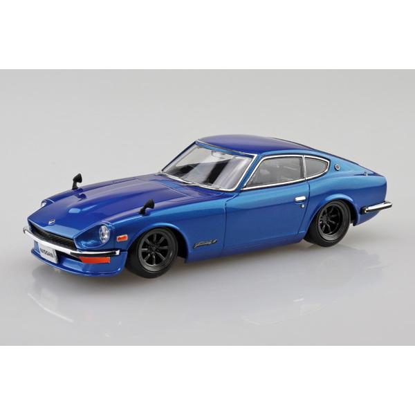 アオシマ 1/32 楽プラ スナップキット No.15CU-BE ニッサン S30フェアレディZ カスタム(ブルーメタリック) プラモデル■メーカー：青島文化教材社(AOSHIMA)