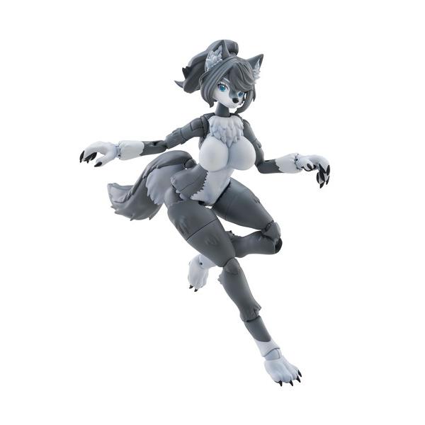 【発売日：2026年06月30日】アオシマ けもプラ No.KP-03R ハイイロオオカミ ノンスケール 色分け済プラモデル■メーカー：青島文化教材社(AOSHIMA)