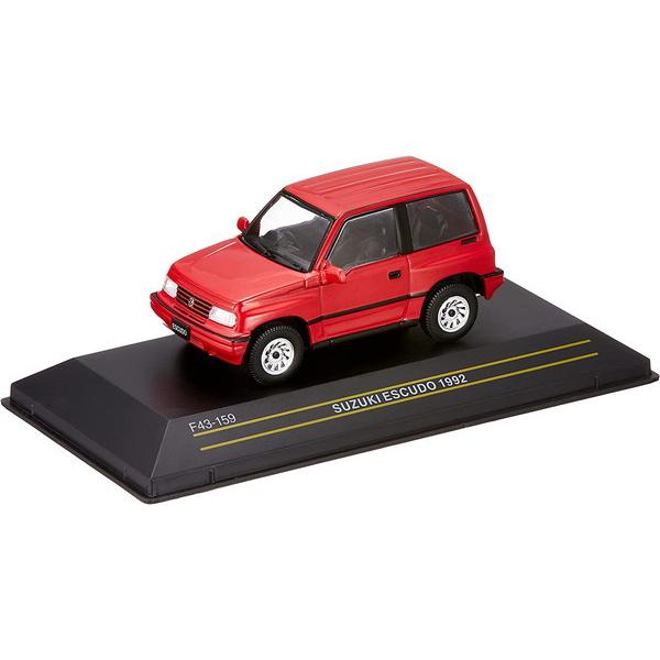 国際貿易の1/43スケールダイキャストミニカー「First:43」に、「スズキ エスクード」が登場！■1/43スケール■素材：ダイキャスト、他■開閉機構無し■メーカー：国際貿易
