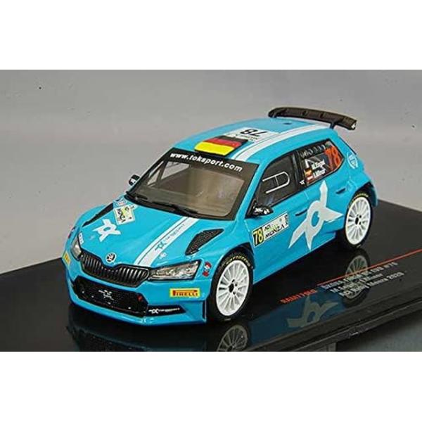 IXO MODELS 1/43 シュコダ ファビア R5 EVO No.78 2020 WRC ACIラリー・モンツァ M.Engel/I.Minor 完成品ダイキャストミニカー RAM779LQ■メーカー：イクソモデル(IXO MODELS)