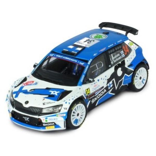 IXO MODELS 1/43 シュコダ ファビア Rally2 EVO 2021 クロアチア #34 E.Lindholm/M.Korhonen 完成品ダイキャストミニカー RAM803LQ■メーカー：イクソ