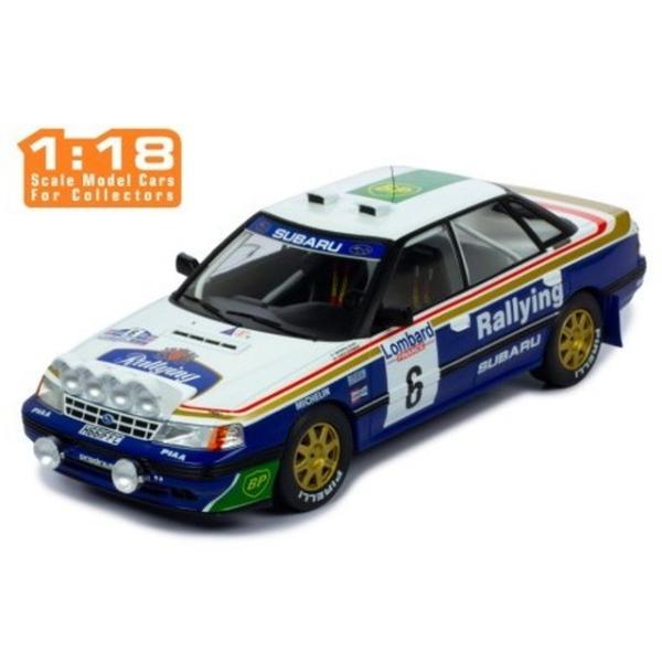 IXO MODELS 1/18 スバル レガシー RS 1991年RACラリー #6 M.Alen/I.Kivimaki 完成品ダイキャストミニカー 18RMC080A■メーカー：国際貿易(Kokusaiboeki)