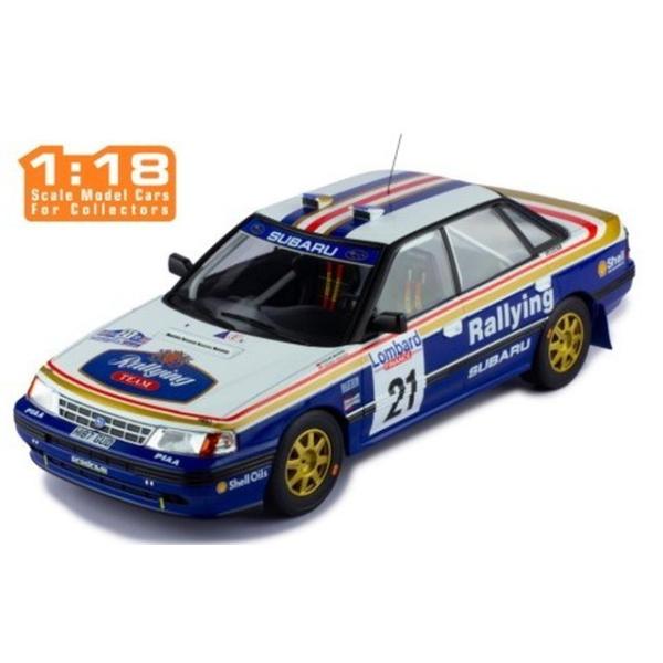 IXO MODELS 1/18 スバル レガシー RS 1991年RACラリー #21 C.McRae/D.Ringer 完成品ダイキャストミニカー 18RMC080B■メーカー：国際貿易(Kokusaiboeki)