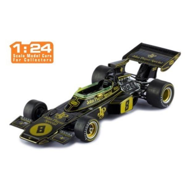 IXO MODELS 1/24 ロータス 72D 1972年イギリスGP #8 E.Fittipaldi 完成品ダイキャストミニカー 24F003■メーカー：国際貿易(Kokusaiboeki)