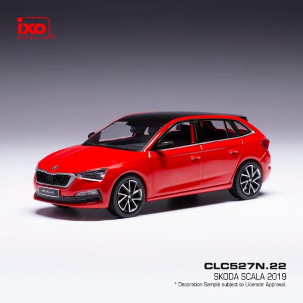 IXO MODELS 1/43 シュコダ SCALA 2019 レッド 完成品ダイキャストミニカー CLC527N■メーカー：イクソモデル