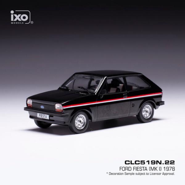 IXO MODELS 1/43 フォード フィエスタ (MK I) Avus ブラック 完成品ダイキャストミニカー CLC519N■メーカー：イクソ(IXO)