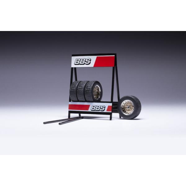 IXO MODELS 1/18 タイヤセット BBS 13インチ 18SET027W■メーカー：イクソモデル