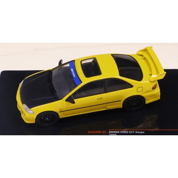 IXO MODELS 1/43 ホンダ シビック EJ1 クーペ 1995 イエロー 完成品ダイキャストミニカー CLC528N■メーカー：イクソモデル(IXO MODELS)