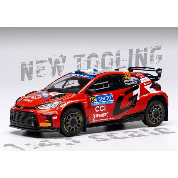 IXO MODELS 1/43 トヨタ GR ヤリス ラリー2 2024年 ラリーフィンランド #39 J. M. Latvala/J. Hanninen 完成品ダイキャストミニカー RAM955■メーカー：イクソモデル(IXO MODELS)