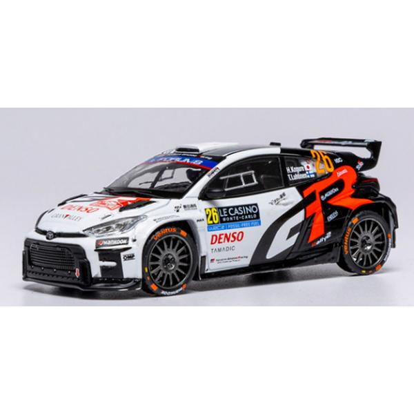 IXO MODELS 1/43 トヨタ GR ヤリス ラリー2 2025年 ラリーモンテカルロ #26 H.Kogure/T.Luftinen 完成品ダイキャストミニカー RAM982■メーカー：イクソモデル(IXO MODELS)