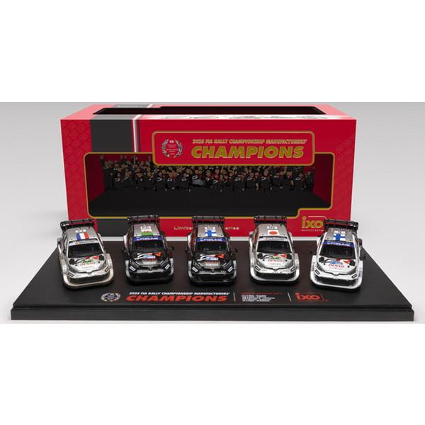 【発売日：2026年05月31日】IXO MODELS 1/43 トヨタ GRヤリス Rally1 WRCマニュファクチャラーズチャンピオン2025 5台セット 完成品ダイキャストミニカー RAM1014SET5■メーカー：イクソモデル(I...