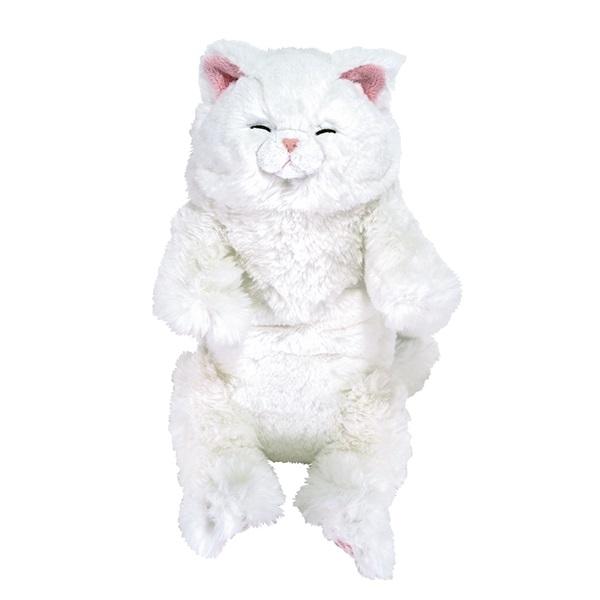 ひざねこ すやすや 　ぬいぐるみ　ペルシャ WH　高さ約47cm　P-1273■メーカー：サンレモン(Sun Lemon)
