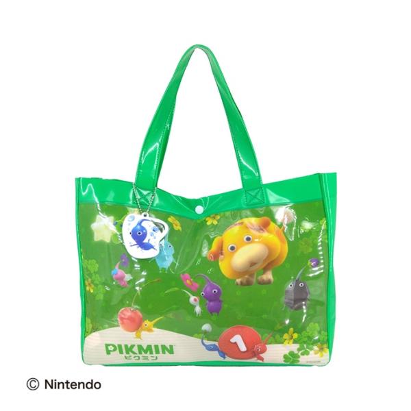 ピクミンPIKMIN　トート型ビーチバッグ　プールバッグ　マチあり■メーカー：サンアート