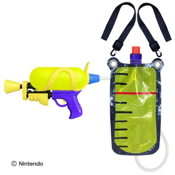 スプラトゥーン3　Splatoon3　タンク付きスプラシューターイエロー　(水鉄砲 水ピストル ウォーターガン)■メーカー：サンアート（SUN ART）