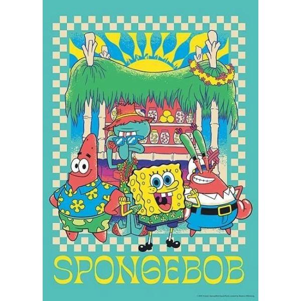 ジグソーパズル 500ピース BIKINI BOTTOM BEACH （ビキニ ボトム ビーチ）53×38cm  500-338■メーカー：アップルワン(APPLEONE)
