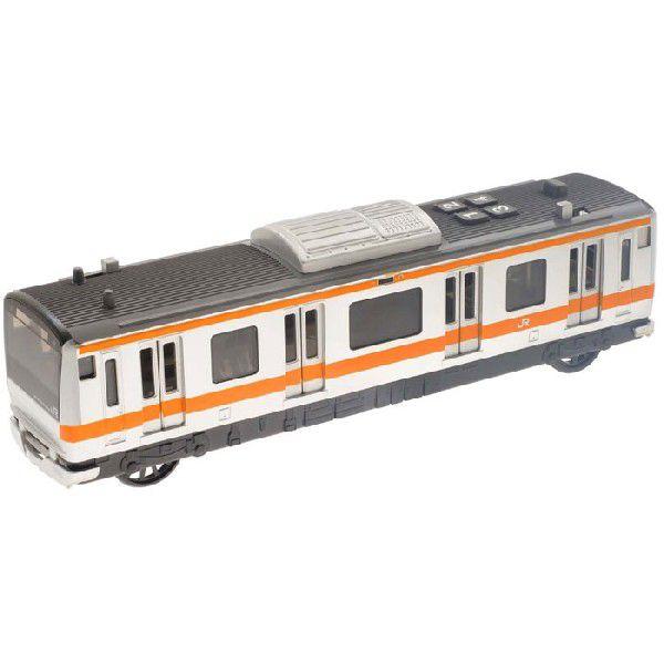 実際に使われてる発車メロディが搭載されており、リアル感を楽しめます。また、レバー操作でドアが開閉します。連結器つき■動力：手動（フリクション走行）■使用電池：単3電池×2本（テスト電池付属）■本体サイズ：長さ27.5×高さ8×幅6cm■対象...