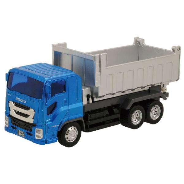 人気のジュニアシリーズがモデルチェンジして新登場！！・フリクションパワード・レバー操作で荷台が上昇・アオリ開閉■本体サイズ：長さ24×高さ11×幅11.5cm■メーカー：トイコー