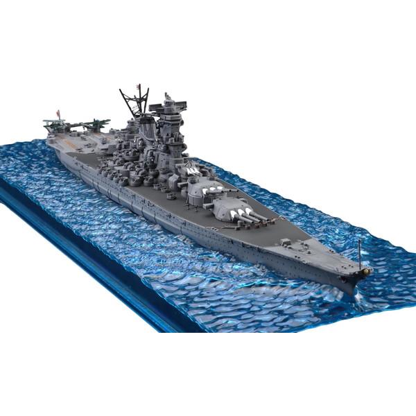フジミ模型 1/700 波シリーズ(スナップ仕様) No.01 EX-1 日本海軍戦艦 大和(天一号作戦/昭和20年) (エッチングパーツ付き) 色分け済プラモデル■メーカー：フジミ模型(FUJIMI)