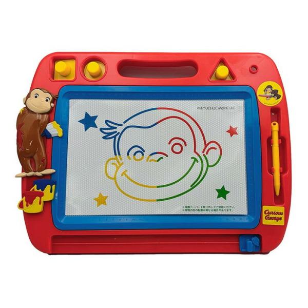 おさるのジョージ　カラフルおえかキッズボード■メーカー： 尾上萬(Onoeman)