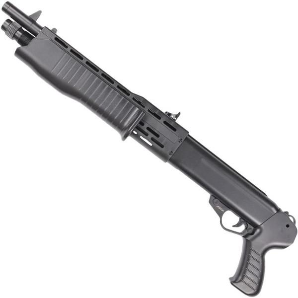 クラウンモデルからエアーコッキングショットガン「スーパーSSII」の18才以上用「スーパーSSII シニア」が登場！外見にこだわり1/1スケールモデルを実現！BB弾500発ボトルケース入りです。■全長：575mm■重量：743g■箱サイズ：...