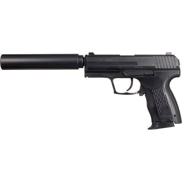 クラウンモデル ポケットハンドガン No.04 P2000 サイレンサー付き エアーコッキングハンドガン 10歳以上用■メーカー：クラウンモデル(Crown Model)