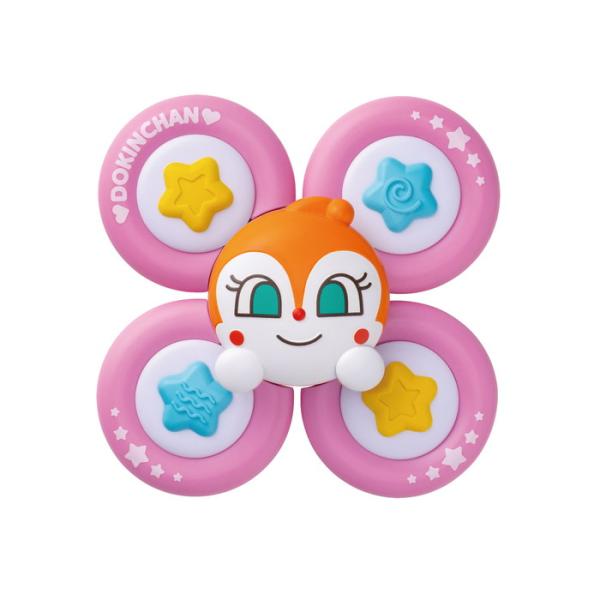 【発売日：2026年06月30日】アンパンマン 夢中で集中力アップ！どこでもぺたクル育脳スピナー ドキンちゃん■メーカー：ジョイパレット(JOYPALETTE)