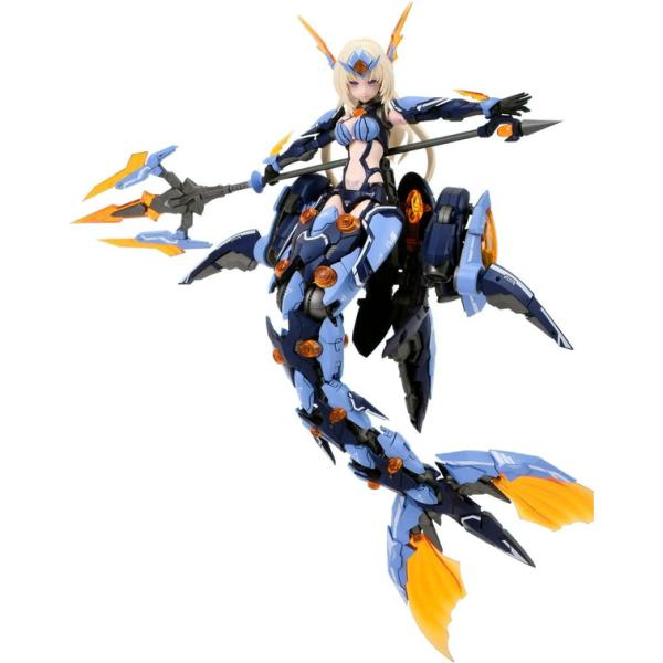 NUKE MATRIX製美少女メカプラモデルシリーズから通称SIRENの通常版が登場!!ボディーや塗装済み顔パーツ3個の他に、トライデント(武器)×1、シールド×1、スピーカー×2、マイク×1、デカール×2、ディスプレイスタンド×1が付属。...