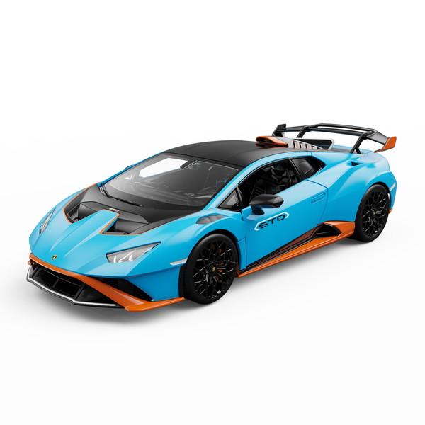 【発売日：2026年05月31日】RASTAR 1/18 ランボルギーニ ウラカン STO ブルー 完成品ダイキャストミニカー 63800■メーカー：童友社(DOYUSHA)