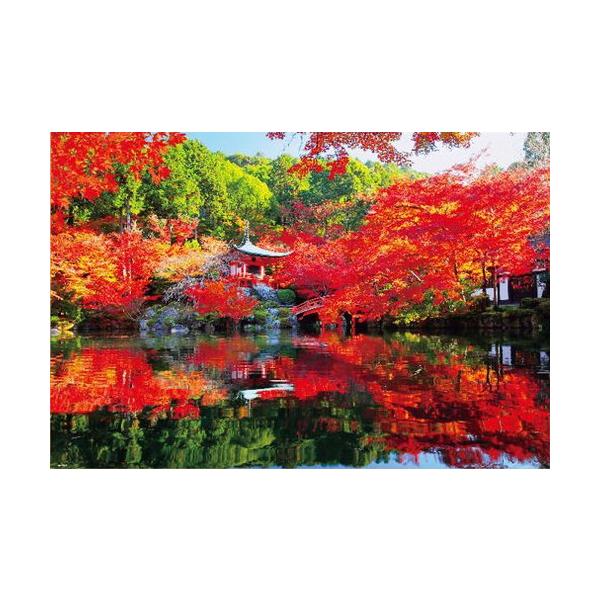ジグソーパズル 1000ピース 風景日本（秋）秋に色づく醍醐寺 72x49cm 1000-066■メーカー：ビバリー(BEVERLY)