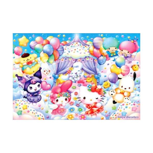 ジグソーパズル 1000ピース サンリオキャラクターズ エンジェルパーティー 72x49cm 1000-077■メーカー：ビバリー(BEVERLY)
