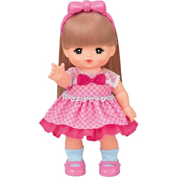 ・メルちゃんお人形セット・対象年齢:3歳以上・セット内容:ロングヘアメルちゃん(パンツ付)、ワンピース、くつした、くつ、カチューシャ、くし、ヘアゴム2個、リボンクリップ、はじめてBOOK・いろいろなヘアアレンジが楽しめるロングヘアメルちゃん...