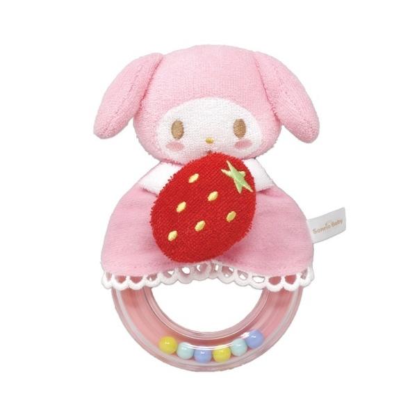 サンリオベビー　ガラガラ　マイメロディ■メーカー：内藤デザイン研究所(Naitou Design)