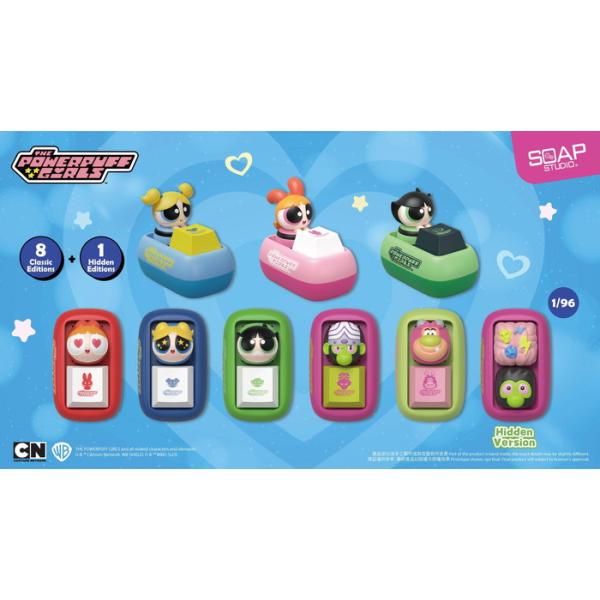 パワーパフガールズ パワパフ キーボード キーキャップ ブラインドボックス　BOX　8個入■メーカー：SOAP STUDIO