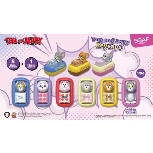 トムとジェリー トムとジェリー キーキャップ ブラインドボックス　BOX　8個入■メーカー：SOAP STUDIO