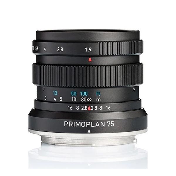 ドイツ製高級単焦点MFレンズ、Meyer Primoplan 75mm F1.9 II CANON RFマウント。仕様焦点距離：75mm / F1.9-F16画角：32°レンズ構成：4 群5 枚絞り羽根：15 枚フィルター径：52mm最短撮...