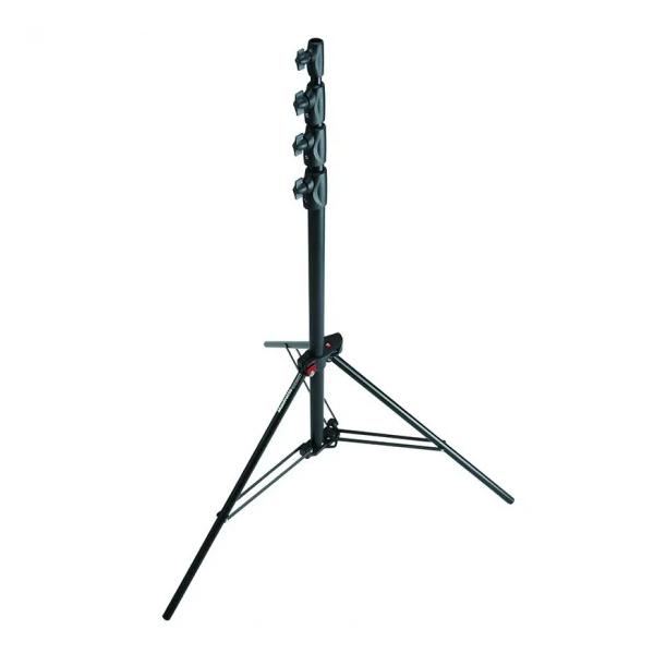 輸入元在庫 切れ （入荷予定はお問合せ下さい ）  Manfrotto アルミ製 中型ライトスタンド1004JBAC アルミ マスタースタンド  日本仕様メスダボタイプ。SPEC収納高 ： 107cm最高高 ： 366cm最低高 ： 124...